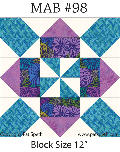 Member Appreciation Block #98 – Pat Speth Quilts