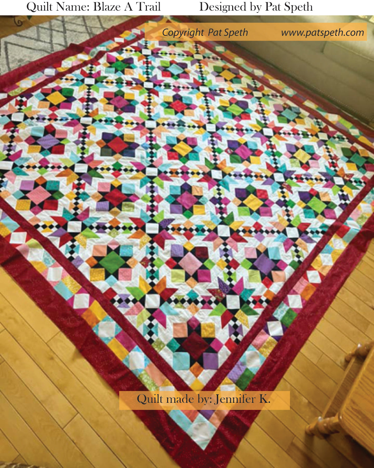 Blaze A Trail PDF – Pat Speth Quilts