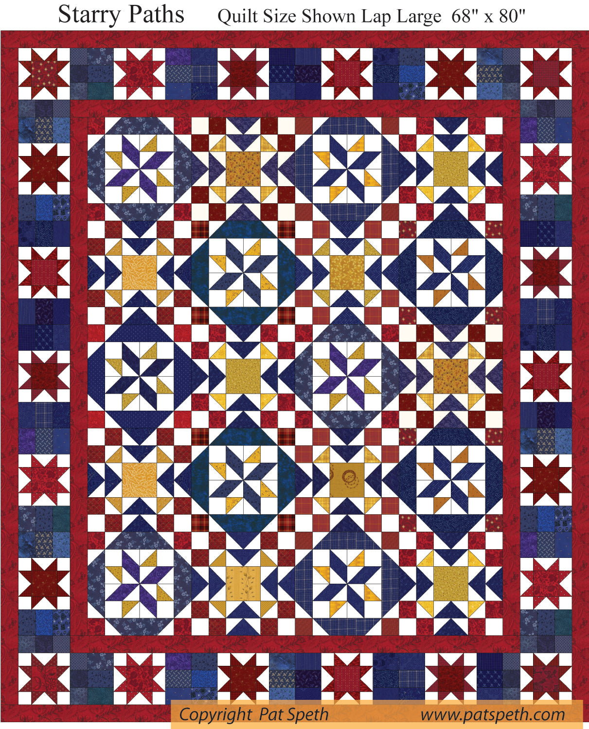 Starry Paths PDF – Pat Speth Quilts