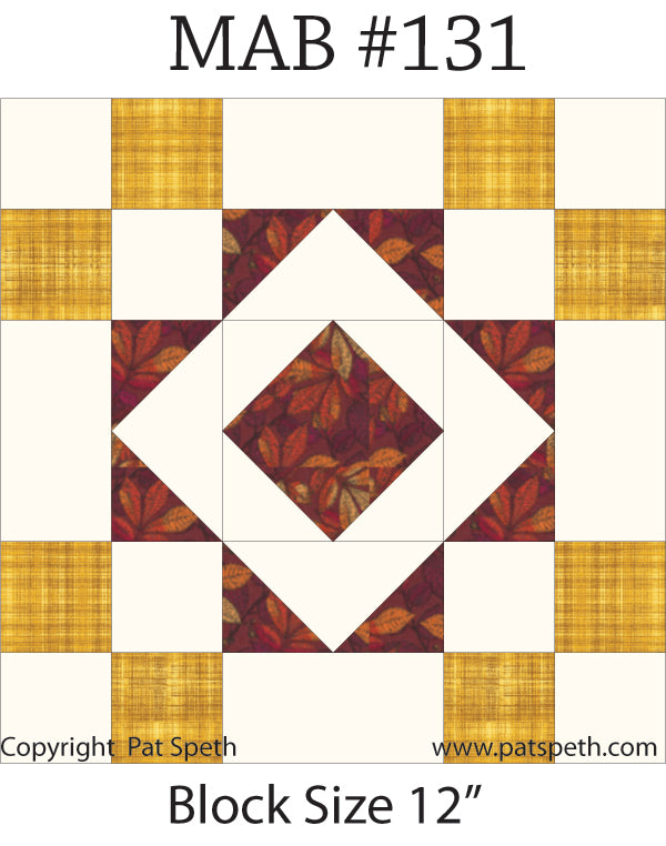 Member Appreciation Block #131 – Pat Speth Quilts