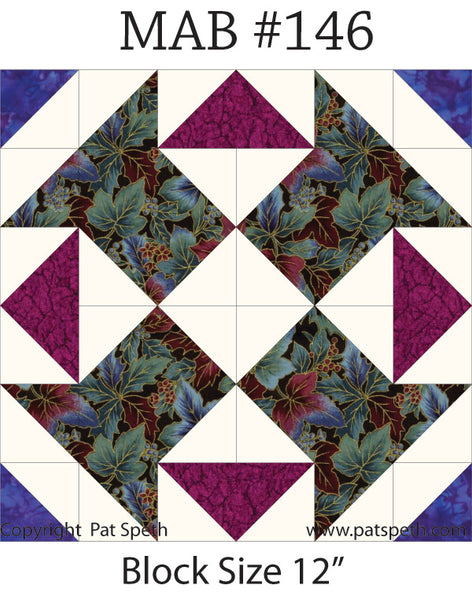 Member Appreciation Block #146 – Pat Speth Quilts