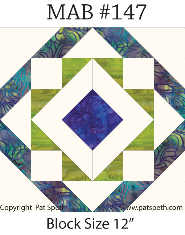 Member Appreciation Block #147 – Pat Speth Quilts
