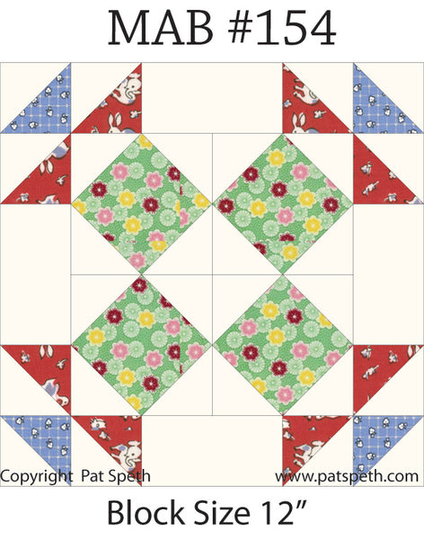 Member Appreciation Block #154 – Pat Speth Quilts