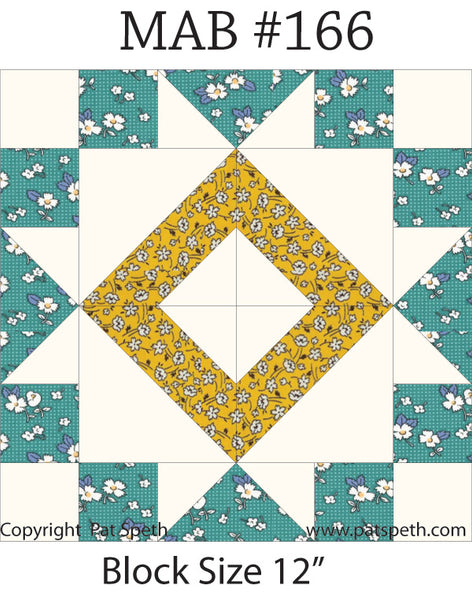 Member Appreciation Block #166 – Pat Speth Quilts