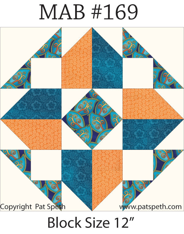 Member Appreciation Block #169 – Pat Speth Quilts