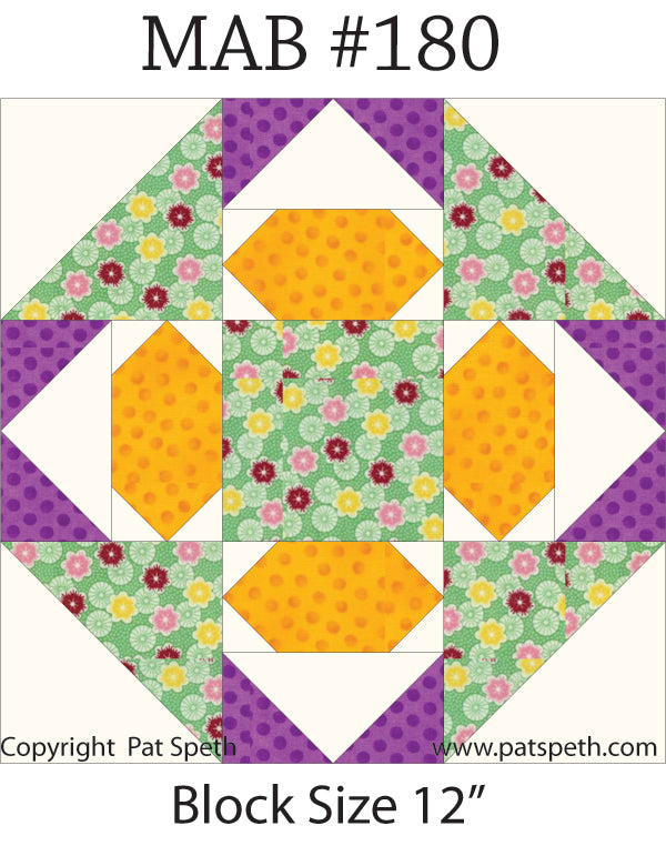 Member Appreciation Block #180 – Pat Speth Quilts