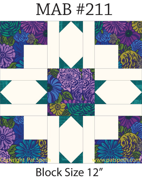Member Appreciation Block #211 – Pat Speth Quilts