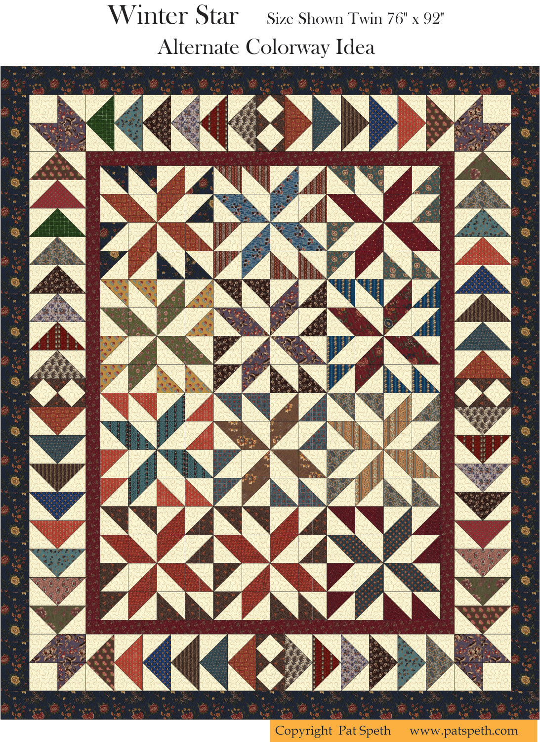 Winter Star – Pat Speth Quilts