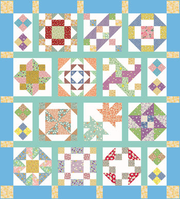 Color Me Happy Block of the Month Complete Set – Pat Speth Quilts